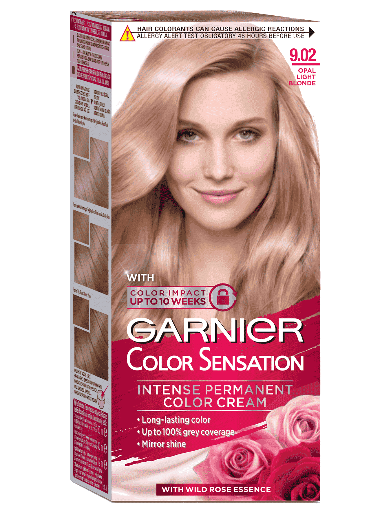 Garnier vopsea de par Color Sensations 9.02 Blond foarte deschis irizat ...