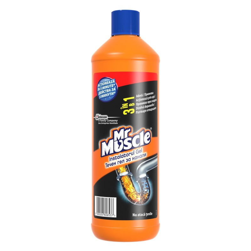 Mr Muscle gel pentru desfundarea tevilor 1l | Calla