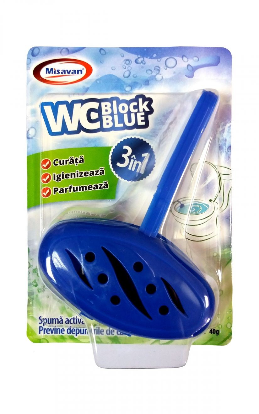 Misavan odorizant toaleta WC Block Blue 40gr | Calla